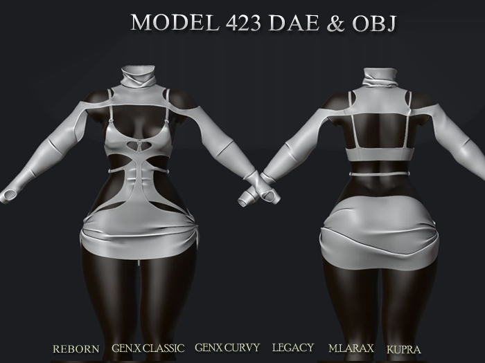 Second Life Marketplace - !GUTTO! MODEL 423 DAE & OBJ